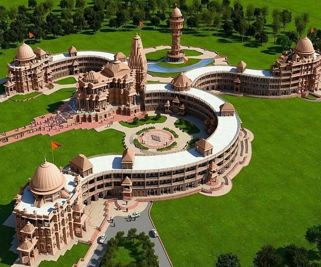 Om Shaped Temple: राजस्थान में बनकर तैयार हुआ दुनिया का पहला ऊँ आकार का ...