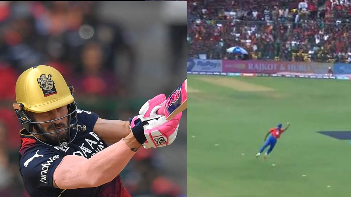 Video RCB vs Dc: Aman Khan ने पकड़ा Faf Du Plessis का अद्भुत कैच, RCB ...