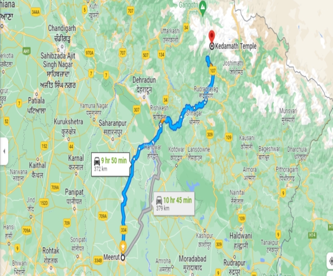Kedarnath Temple: ऐसे पहुंचें मेरठ से बाबा केदारनाथ धाम, मौसम और दूरी ...