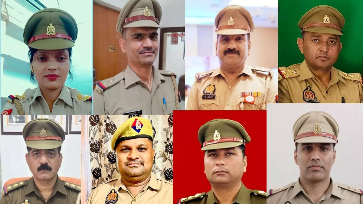 Agra News: कमिश्नरेट के पुलिसकर्मियों पर पदकों की वर्षा, 33 पुलिसवालों ...