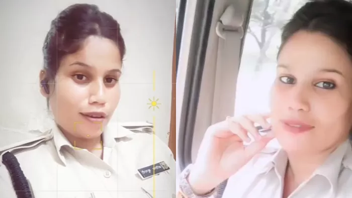 Viral Video: ऐ बलम जी... महिला कॉन्स्टेबल का वर्दी में रील बनाते वीडियो ...