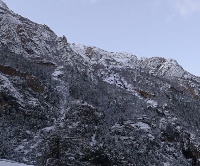 Snowfall In Uttarakhand: पहाड़ों ने ओढ़ी बर्फ की सफेद चादर, तस्वीरों ...