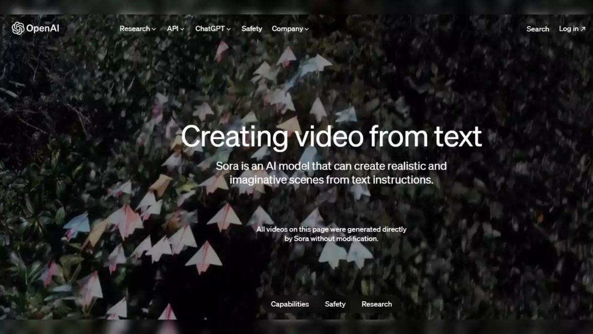 ChatGPT के बाद OpenAI का एक और धमाका, लॉन्‍च किया Sora एआई टूल, सिर्फ ...
