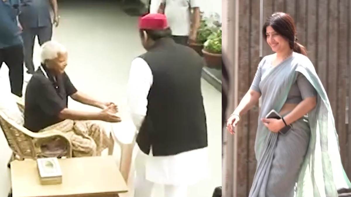 लालू यादव से मिले सपा अध्यक्ष अखिलेश यादव, राजद सुप्रीमो के पैर छूकर ... लालू यादव से मिले सपा अध्यक्ष अखिलेश यादव, राजद सुप्रीमो के पैर छूकर ...