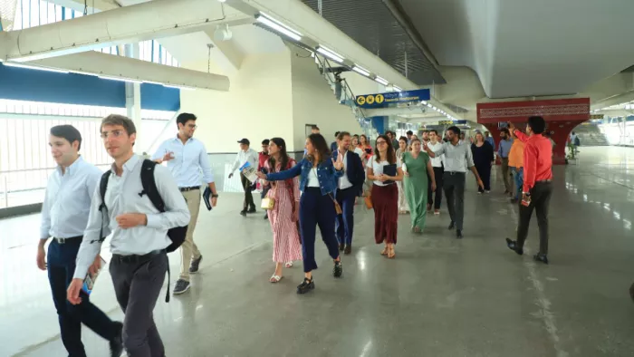 DGM RapidX Corridor: G 20 के एक ग्रुप ने रैपिडएक्स कारिडोर का किया दौरा ...