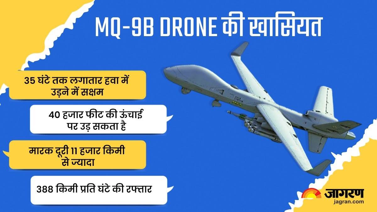 MQ-9B Drone: जिस ड्रोन से मारा गया था अल जवाहिरी, उसे US से खरीदेगा ...