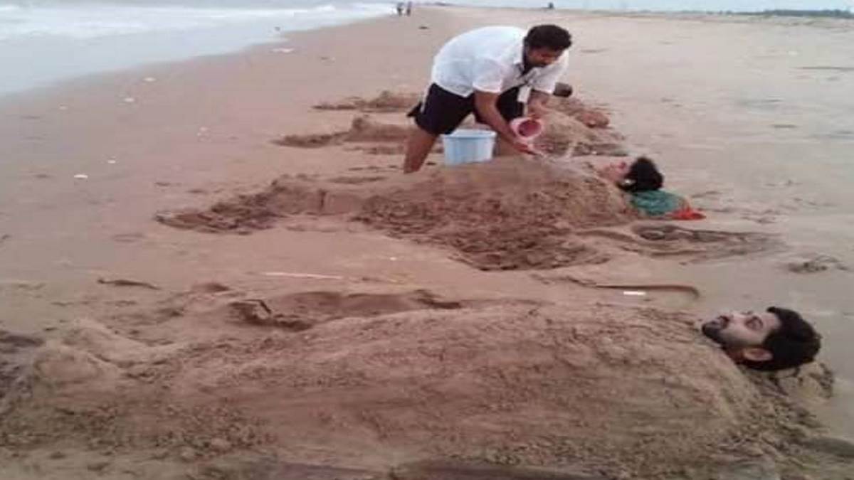 Sand Bath मिस्र और मलेशिया की तर्ज पर चंबल में सैंड बाथ ठंडी और गर्म ...