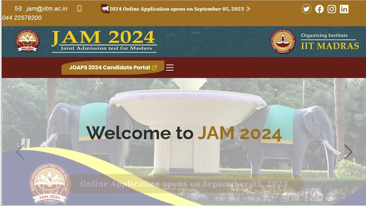 IIT JAM 2024: 11 फरवरी को आइआइटी मद्रास आयोजित करेगा जैम परीक्षा ...