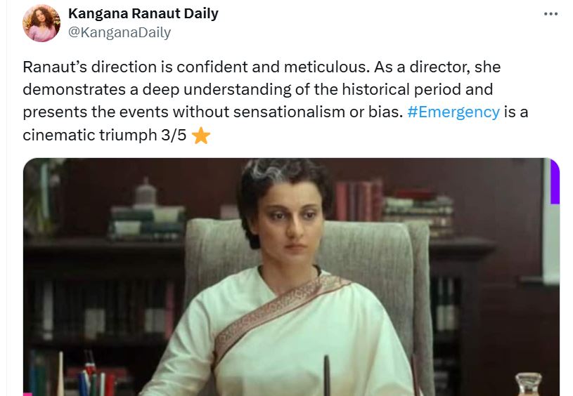 Emergency X Review: थिएटर्स में लग गई 'इमरजेंसी', Kangana Ranaut की ...