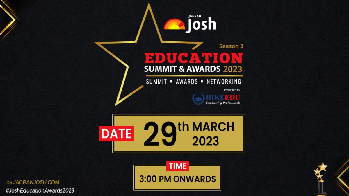 Jagran Josh Education Summit Awards 2023 - सीजन-3 जल्द ही वापस आ रहा है ...