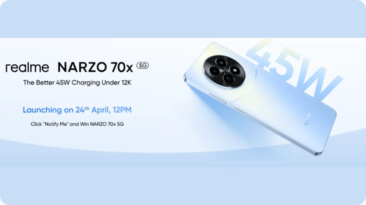 Realme का एक और धमाका, 12 हजार रुपये से कम आ रहा Narzo 70x 5G ...
