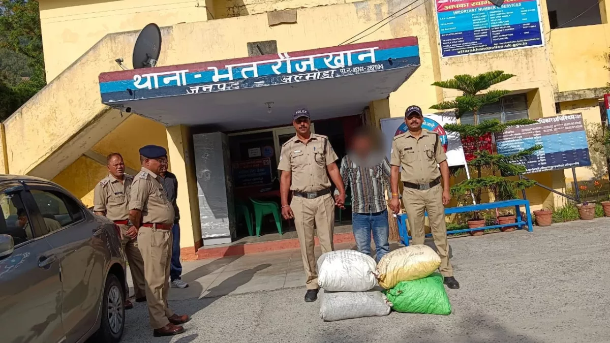 Almora News: युवक को 37 किलो गांजे के साथ पुलिस ने दबोचा, NDPS Act के ...