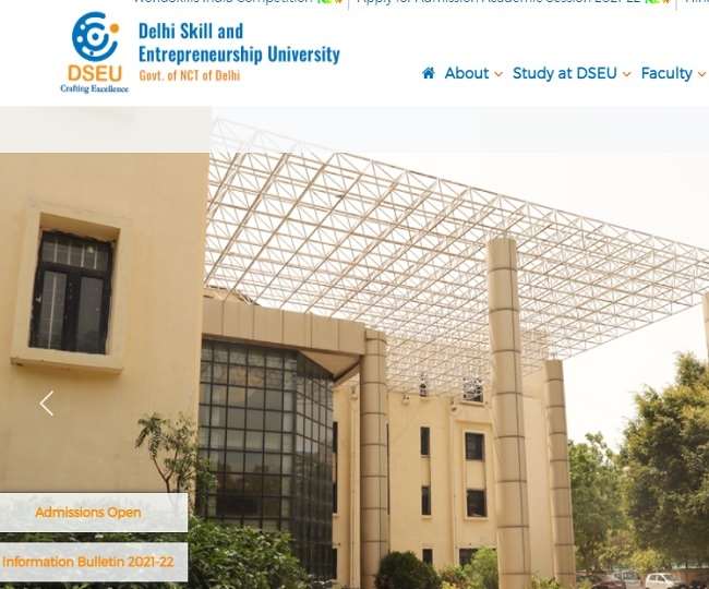 DSEU Admission 2021: दिल्ली स्किल यूनिवर्सिटी में दाखिले के लिए आवेदन ...