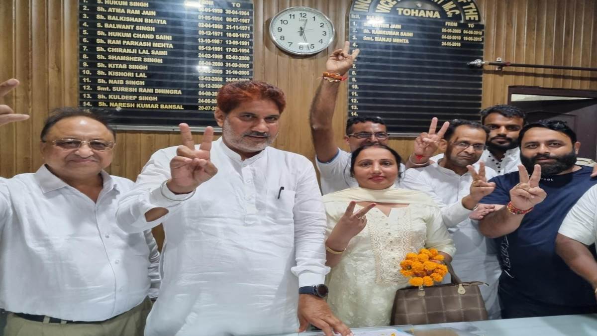 बराला समर्थित नीरू सैनी होंगी टोहाना नगर परिषद की उपाध्यक्ष, मंत्री ...