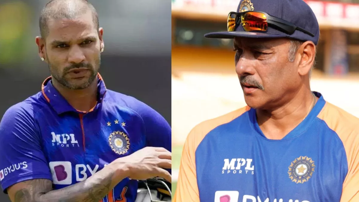 'Shikhar Dhawan के साथ हो रही नाइंसाफी! नहीं मिलता है क्रेडिट', एशिया कप से पहले Ravi Shastri का ...