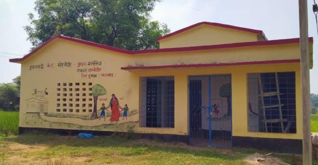 नया आंगनबाड़ी केंद्र भवन बना पुराने में हो रहा संचालन - New Anganwadi ...