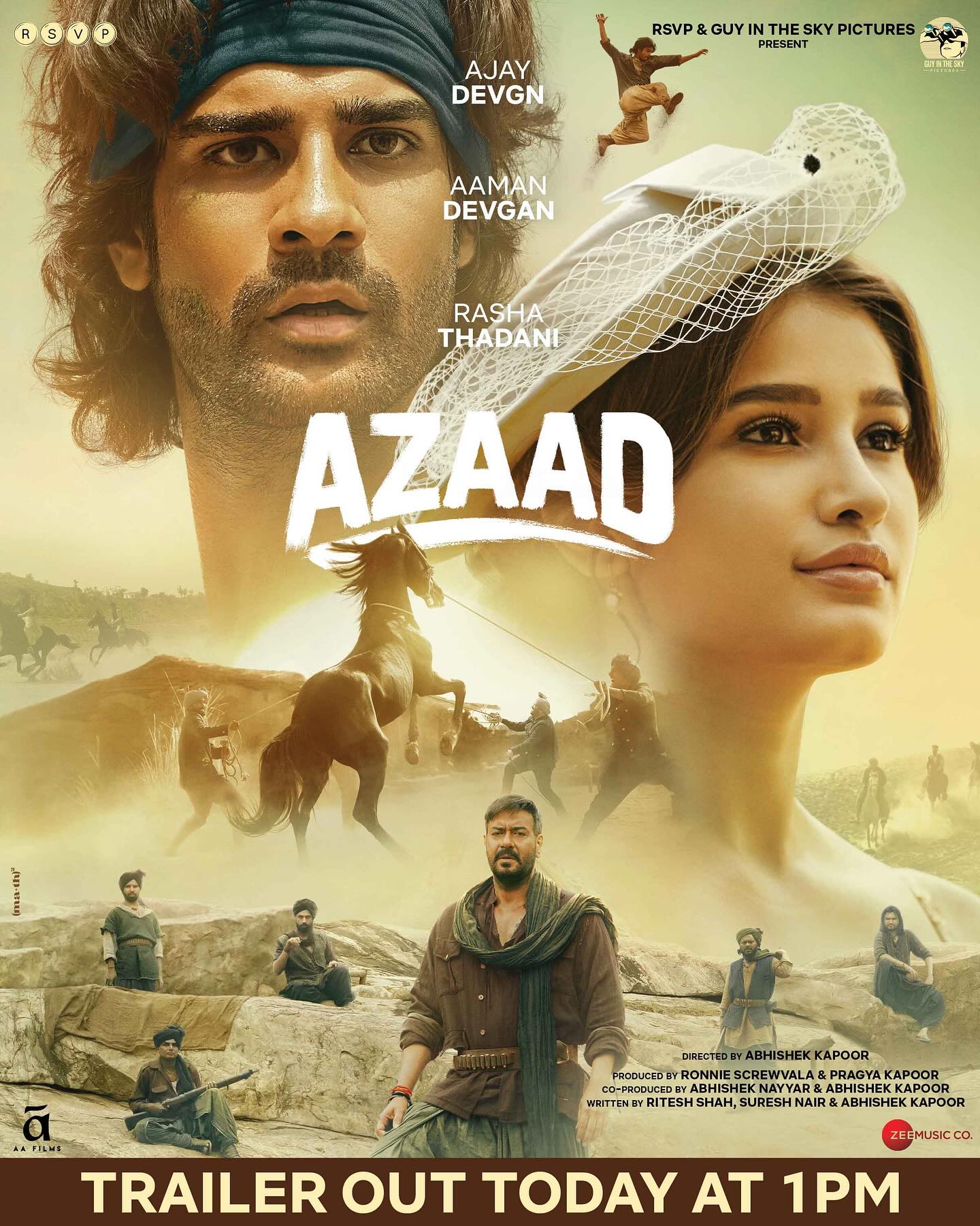 Azaad Box Office Collection Day 1: 'इमरजेंसी' पर भारी पड़ी Rasha Thadani की 'आजाद'! पहले ही दिन ...