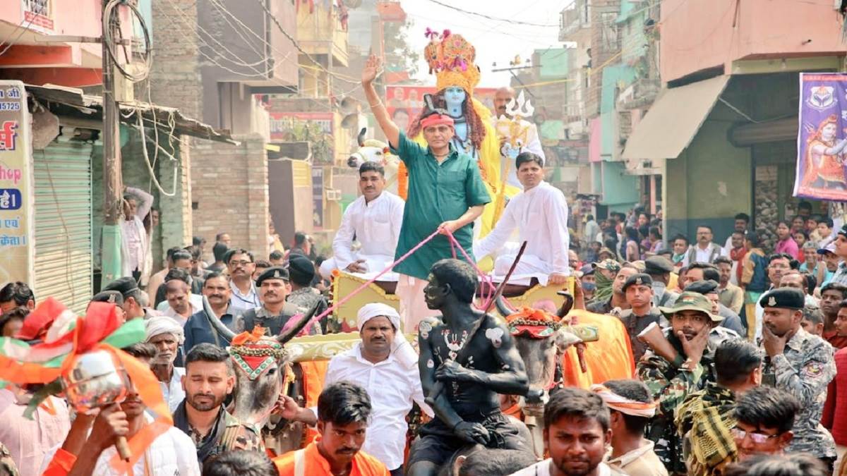 हर-हर शंभू, शिव-महादेवा... जयघोष के साथ नित्यानंद राय बने भोले बाबा के ...