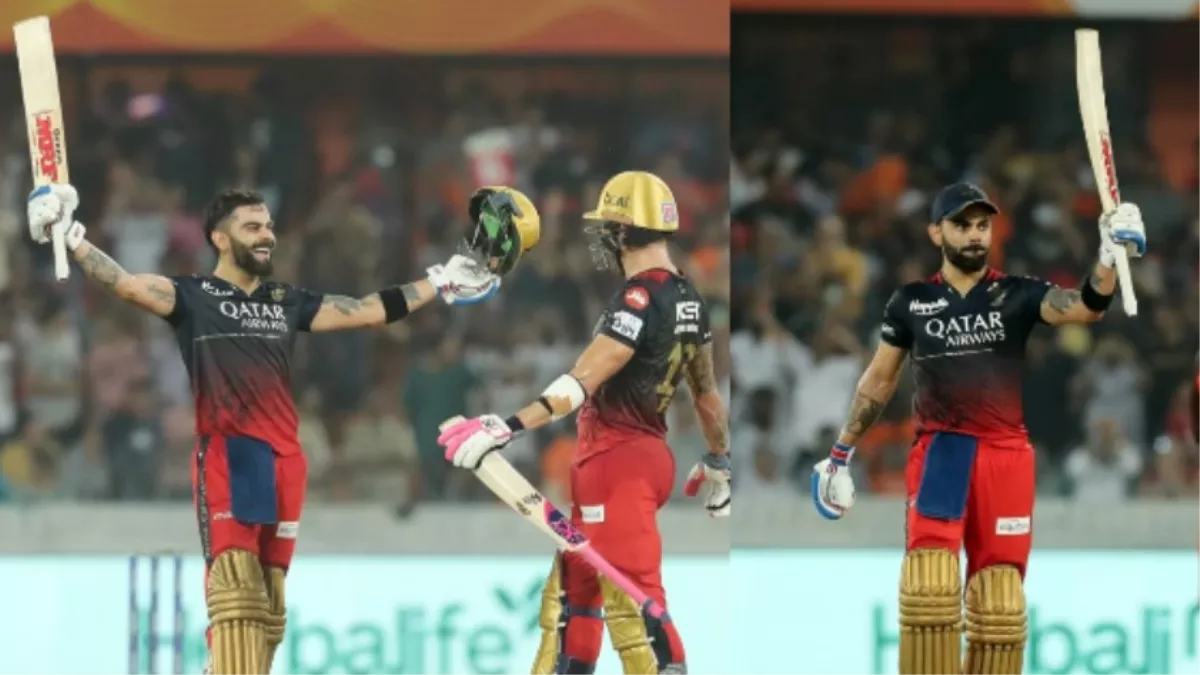 Virat Kohli Century: 1489 दिन बाद IPL में आया कोहली का तूफान, ठोका शतक ... Virat Kohli Century: 1489 दिन बाद IPL में आया कोहली का तूफान, ठोका शतक ...