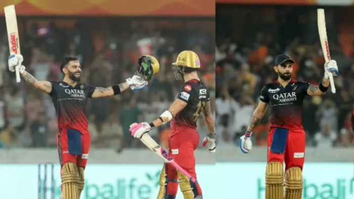 Virat Kohli Century: 1489 दिन बाद IPL में आया कोहली का तूफान, ठोका शतक ... Virat Kohli Century: 1489 दिन बाद IPL में आया कोहली का तूफान, ठोका शतक ...