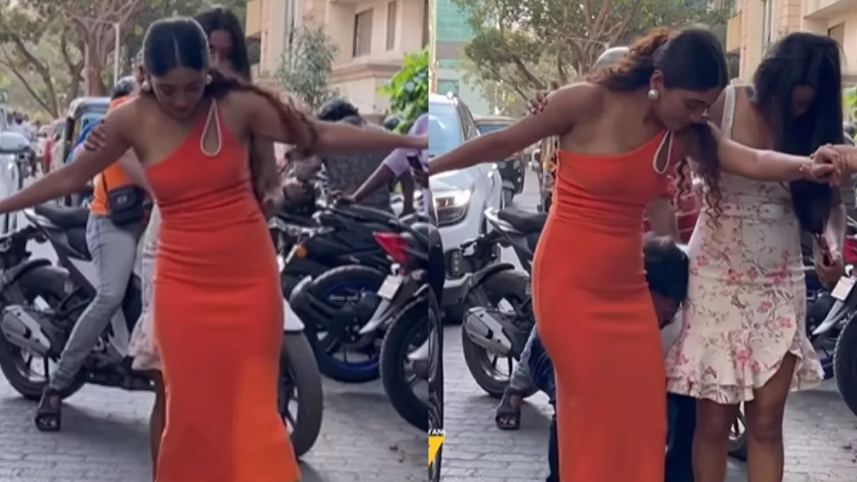 Shivangi Joshi Video हाई हील्स पहन शिवांगी जोशी का बिगड़ा बैलेंस गिरते गिरते बचीं एक्ट्रेस