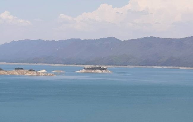 भाखड़ा बाध में 0.46 फीट घटा जल स्तर - water level reduce in bhakhra dam ...