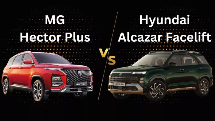 Hyundai Alcazar Facelift Vs MG Hector Plus: इंजन, फीचर्स और कीमत के ...