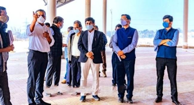 पीडब्ल्यूडी विभाग के सचिव ने लिया विकास कार्यो का जायजा - Visit of ...