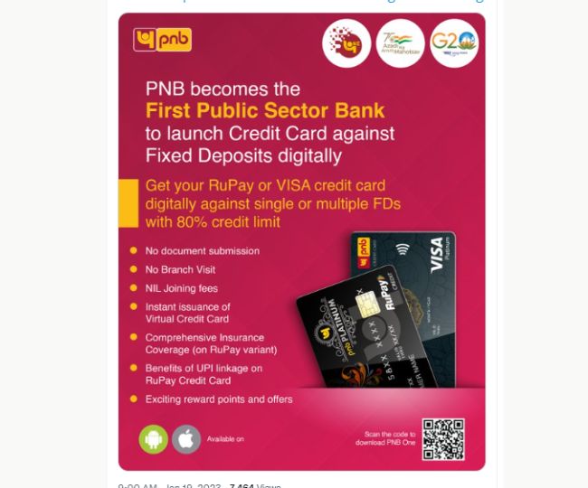 Credit Card मिलने में हो रही परेशानी, नो टेंशन... PNB दे रहा FD के बदले ...