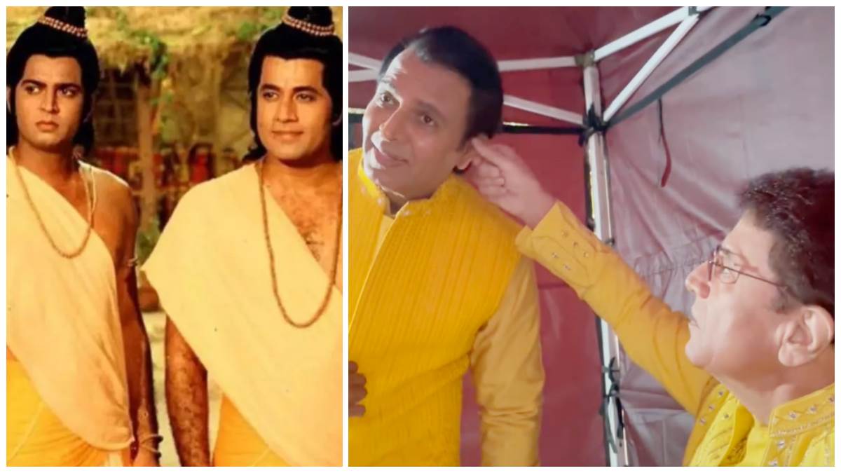 Arun Govil: 'राम जी' ने खींचे छोटे भाई 'लक्ष्मण' के कान, अरुण गोविल और ...