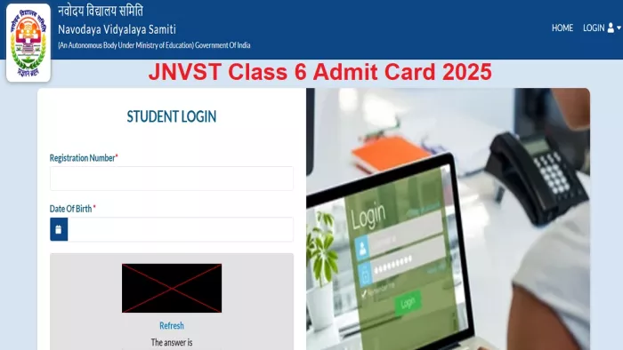 JNVST Admit Card 2025: नवोदय विद्यालय क्लास 6th विंटर बाउंड एडमिट कार्ड जारी, 12 अप्रैल को ...
