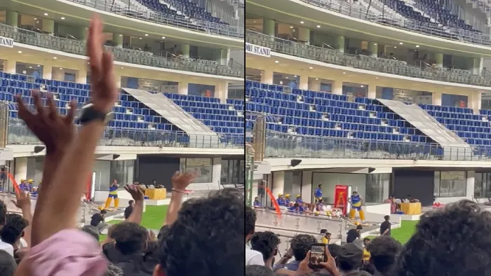 MS Dhoni greets fans: जब फैंस के प्यार के आगे नतमस्तक हुए माोही, हाथ ...
