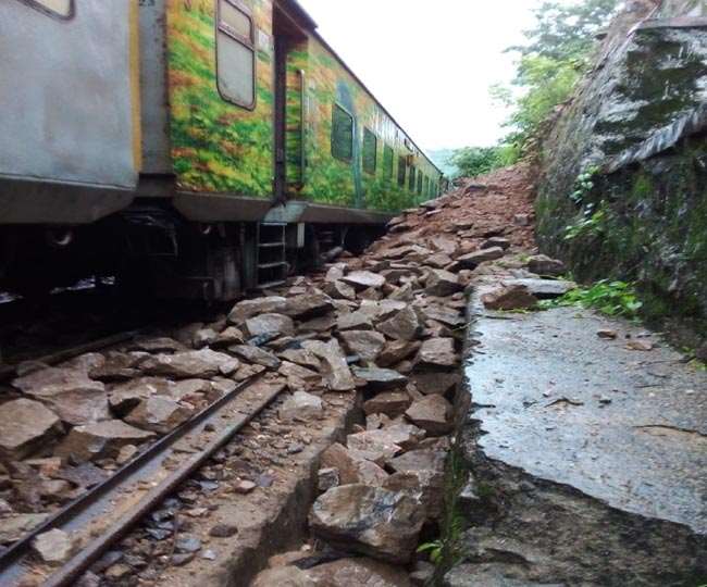 Rajdhani Express Accident Video