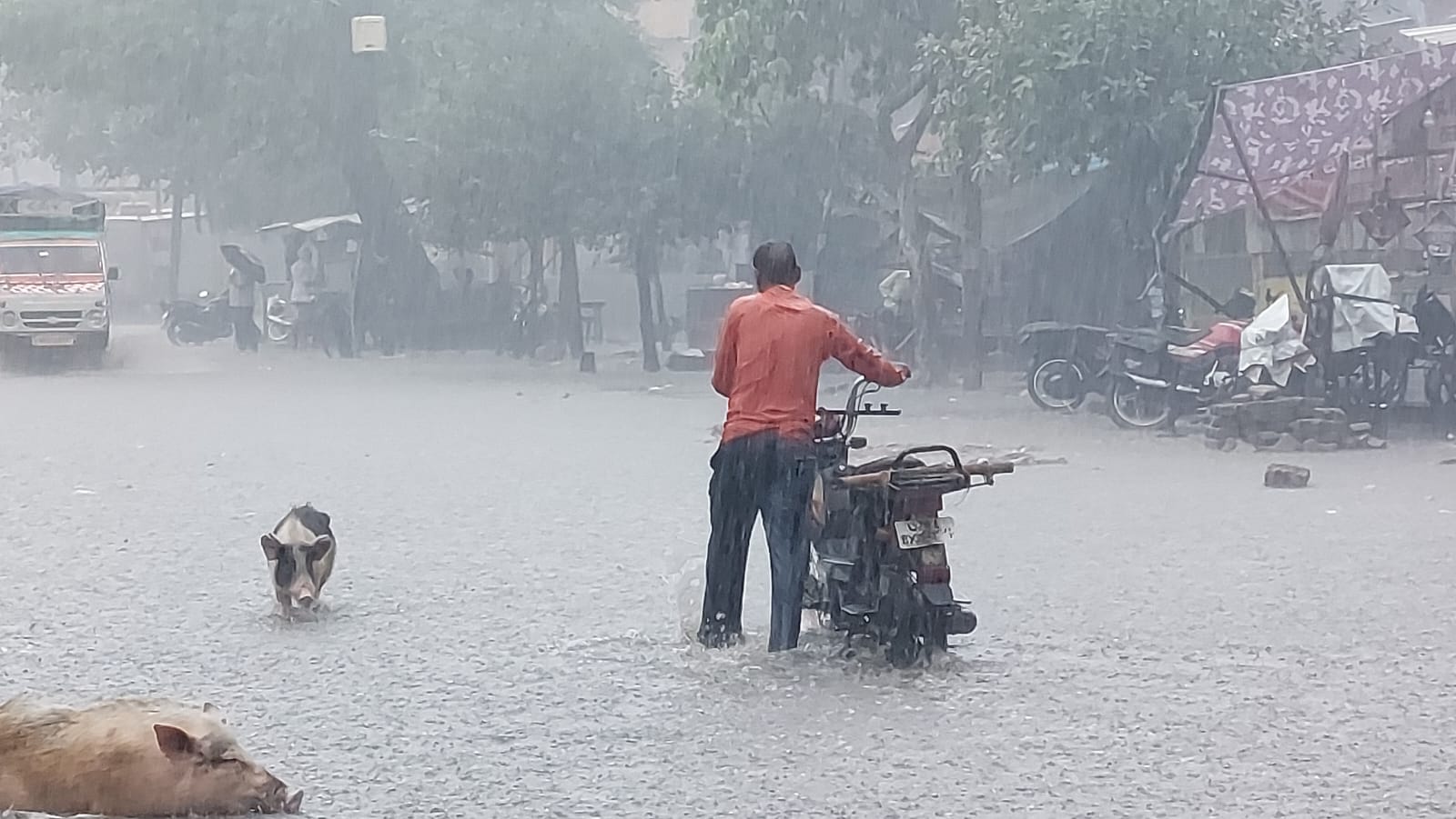 Aligarh Weather Updates : चार घंटे की झमाझम बारिश से तर बतर हुआ अलीगढ़ ...