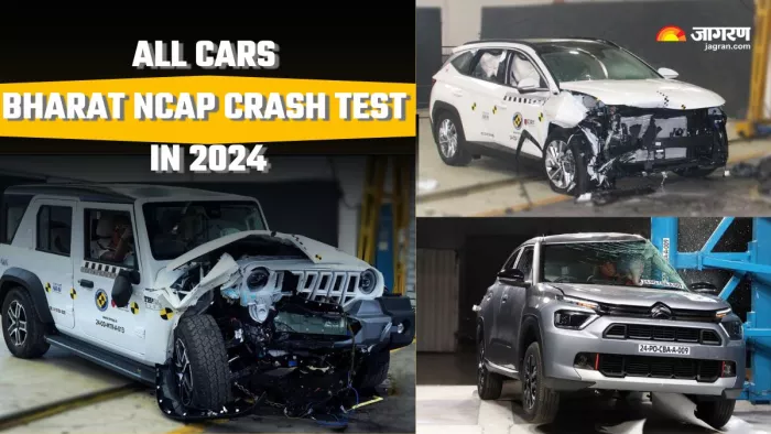 Year Ender 2024: इस साल Bharat NCAP में कितनी कारों की हुई Crash ...