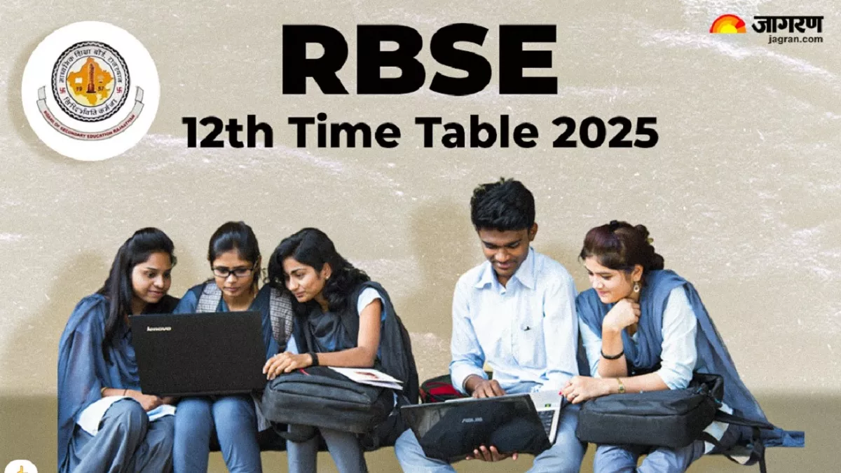 RBSE Time Table 2025 Class 12: राजस्थान बोर्ड 12th डेटशीट विषय एवं तिथि ...