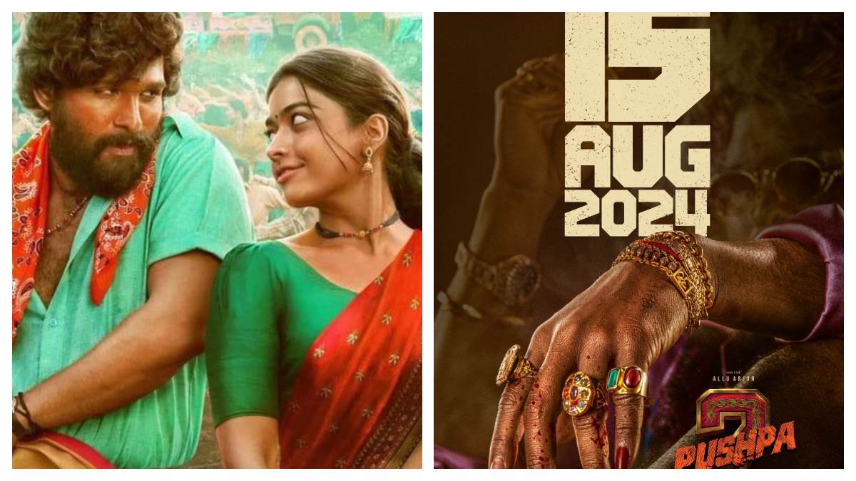 Pushpa 2 के सेट से सामने आया 'श्रीवल्ली' Rashmika Mandanna का फर्स्ट ...