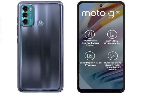 6,000mAh की बैटरी और 108MP कैमरा के साथ भारत में लॉन्च हुआ Moto G60 ...