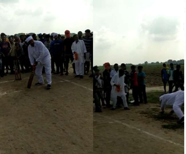 VIDEO: विधायक जी को महंगा पड़ा लॉकडाउन में क्रिकेट, पहले बल्‍ला भांजते ...