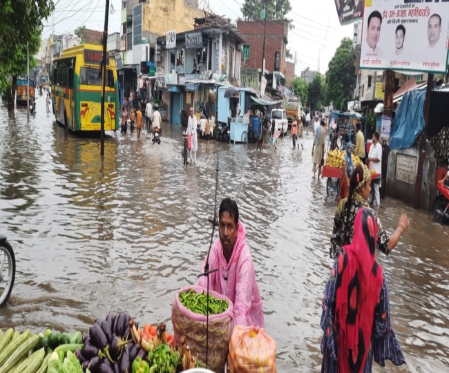 Saharanpur Weather Today: सहारनपुर में तेज बारिश, नदियों में उफान ...
