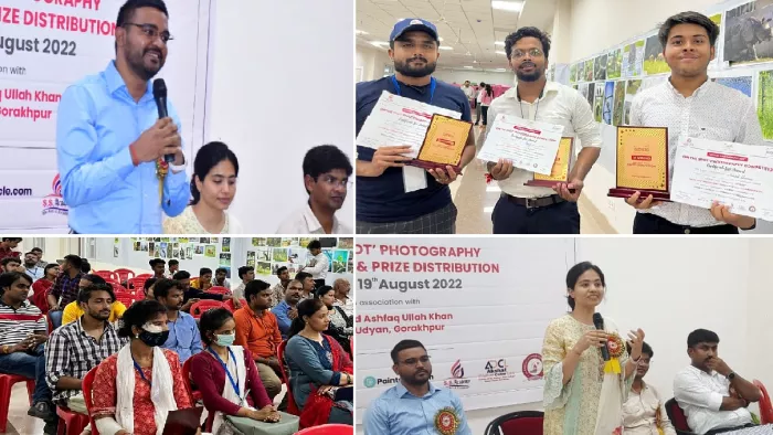 Photography प्रतियोगिता में अव्वल प्रतिभागियों को GDA उपाध्यक्ष ने किया ...