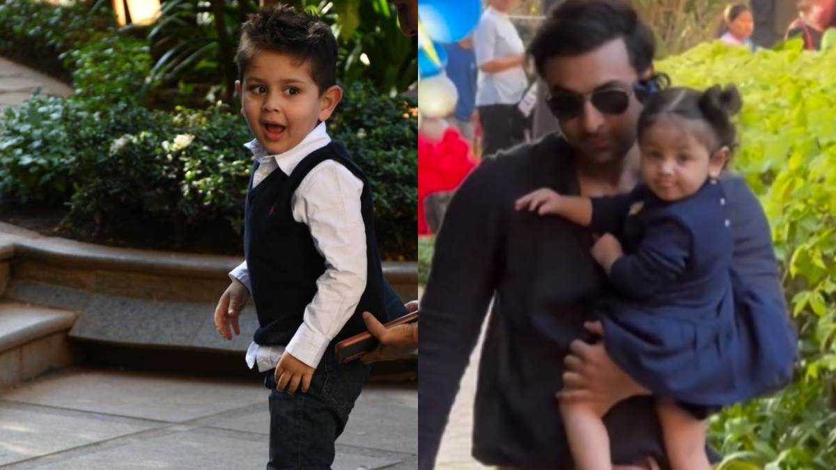 Jeh भैया की बर्थडे पार्टी में पहुंची Raha Kapoor, पापा Ranbir की गोद ...