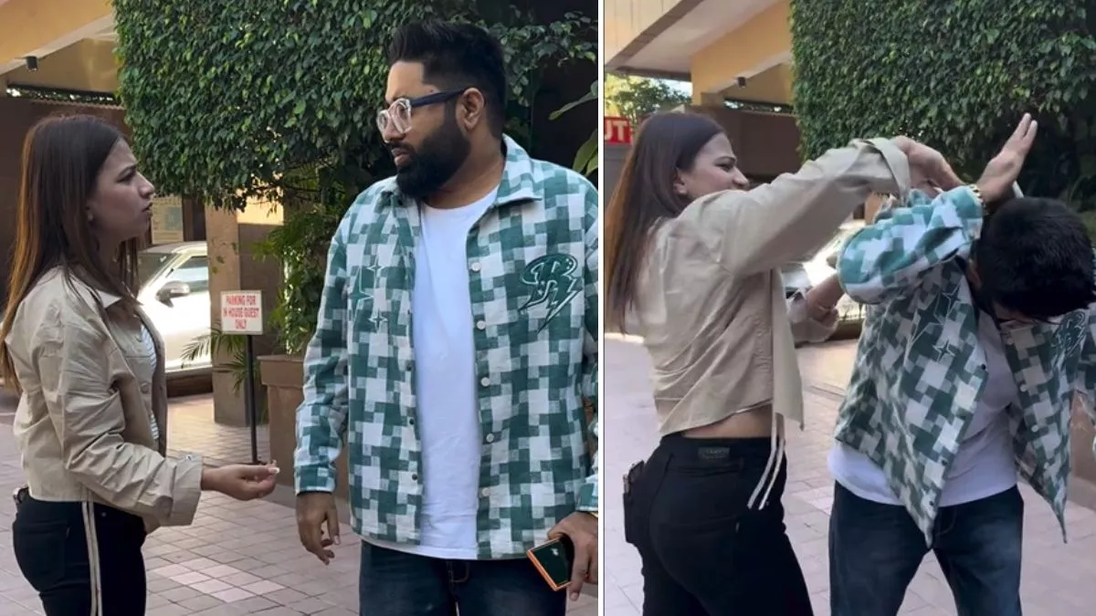 पत्नी के हाथों सरेआम पिटे Tehelka भाई, मनारा चोपड़ा की वजह से आगबबूला ...