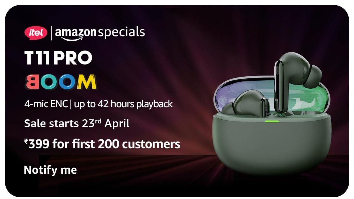 itel t11 pro: 10 मिनट की चार्जिंग पर 2 घंटे चलेंगे ये तगड़े ईयरबड्स, इस ...