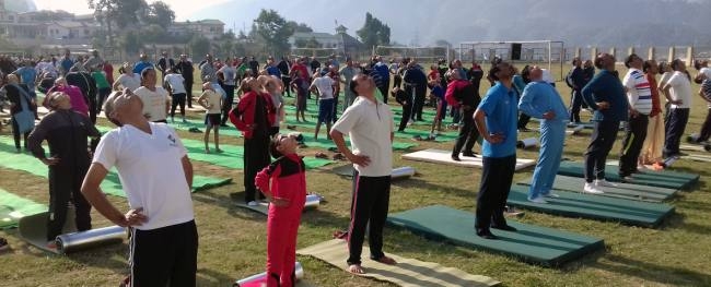 सोरघाटी से चीन सीमा तक अंतरराष्ट्रीय योग दिवस की रही धूम