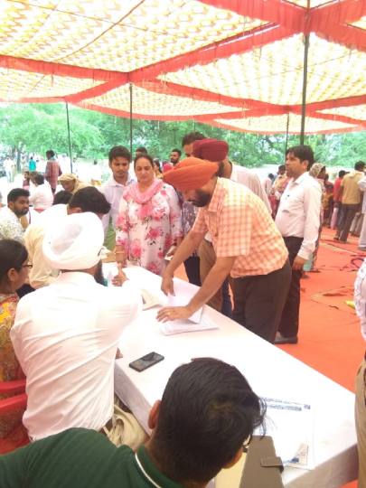 सरबत विकास योजना के तहत कैंप