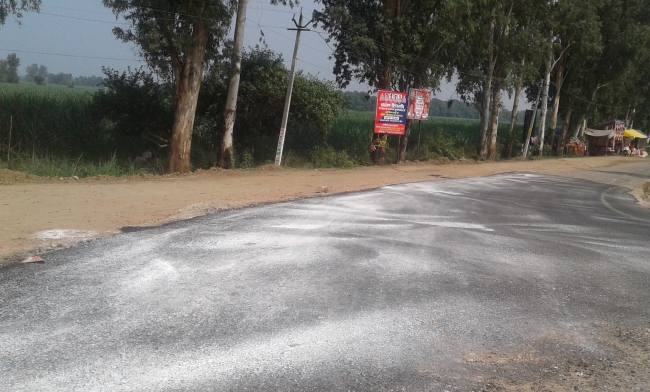 भैंसी कट पर रैम्प बनाया, सर्विस लेन शुरू