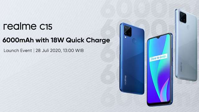 Realme C15 की लॉन्च डेट का खुलासा, 6,000mAh बैटरी के साथ 28 जुलाई को ...