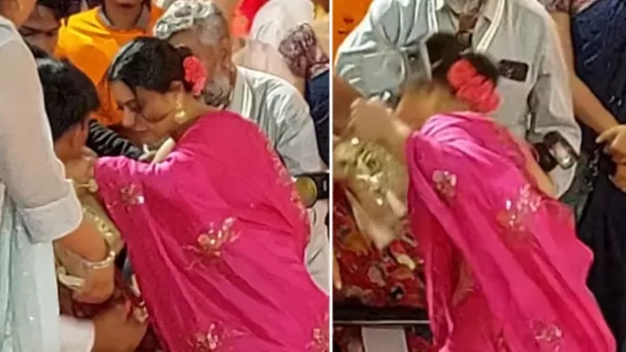 Kajol Video: स्टेज से नीचे गिरीं काजोल, दुर्गा पूजा पंडाल में बड़े ...
