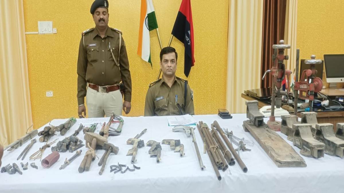 मेड इन मुंगेर में फिर बड़ी कार्रवाई, घोरघट बहियार में एक नहीं, पांच ...